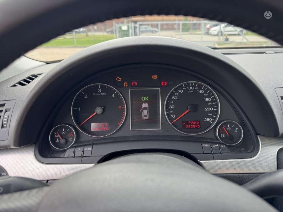 Pelēks Audi A4 2007 Ukmergė, ar dzinēja tilpumu 1.97 L un nobraukumu 261 tūkst. km par 2200 €, foto 14 vietnē AUTOMOTO.COM.LV