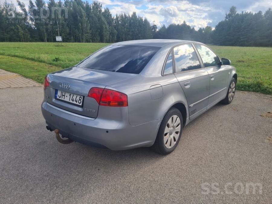 Pelēks Audi A4 2007 Rīga, ar dzinēja tilpumu 2.00 L un nobraukumu 320 tūkst. km par 2900 €, foto 5 vietnē AUTOMOTO.COM.LV