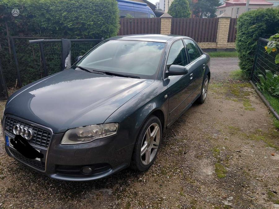Pelēks Audi A4 2007 Kauņa, ar dzinēja tilpumu 1.97 L un nobraukumu 310 tūkst. km par 2500 €, foto 4 vietnē AUTOMOTO.COM.LV