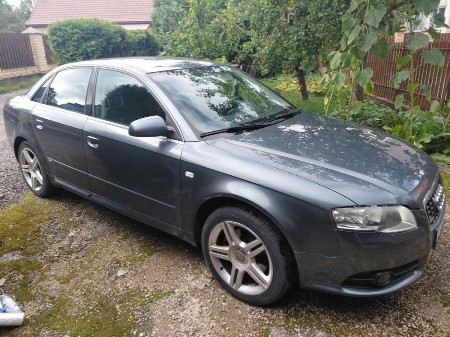 Pelēks Audi A4 2007 Kauņa, ar dzinēja tilpumu 1.97 L un nobraukumu 310 tūkst. km par 2500 €, foto 5 vietnē AUTOMOTO.COM.LV