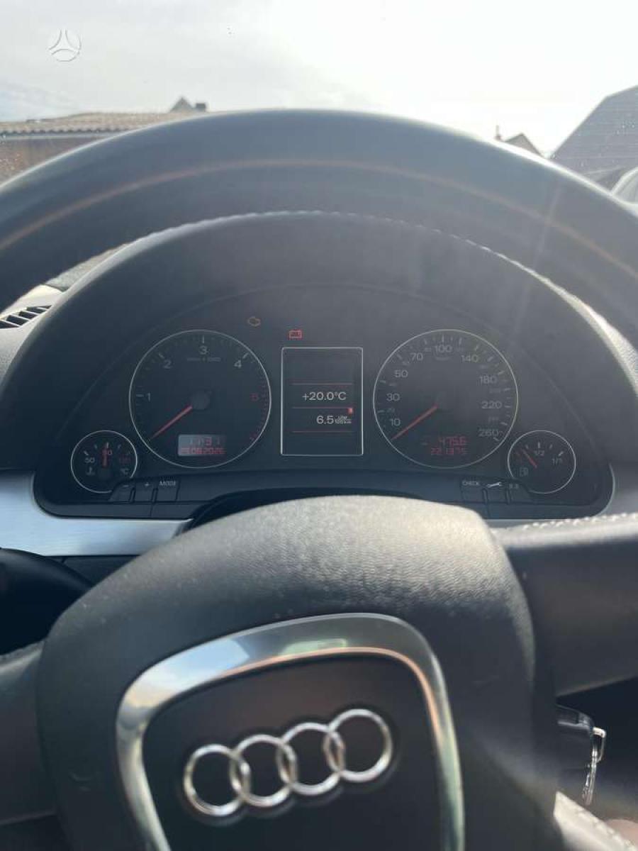Pelēks Audi A4 2007 Pasvalys, ar dzinēja tilpumu 2.00 L un nobraukumu 221 tūkst. km par 2400 €, foto 10 vietnē AUTOMOTO.COM.LV