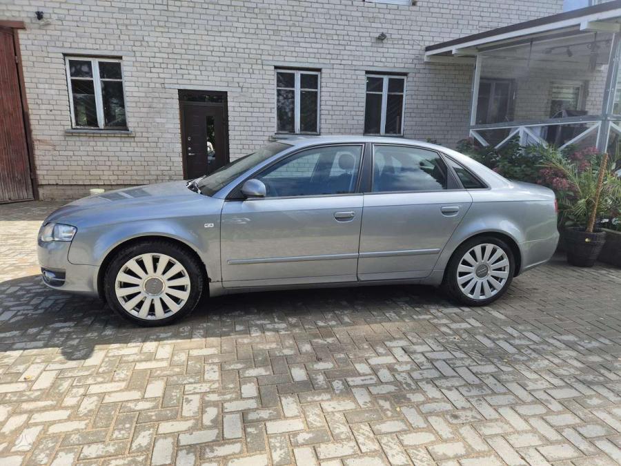 Grey Audi A4 2007 in Vilnius, with an engine capacity of 2.70 L and mileage of 400 thousand km for 1900 €, photo 3 on AUTOMOTO.COM.LV