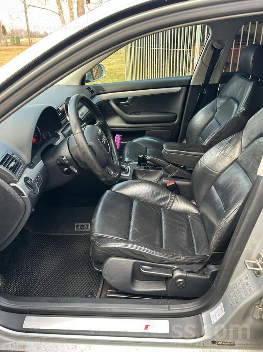 Pelēks Audi A4 2007 Aizkraukle, ar dzinēja tilpumu 2.00 L un nobraukumu 395 tūkst. km par 4490 €, foto 12 vietnē AUTOMOTO.COM.LV