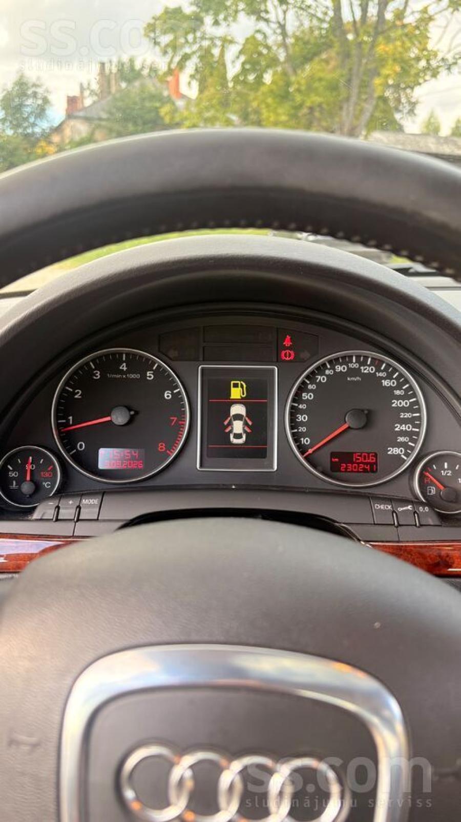 Pelēks Audi A4 2007 Ogre, ar dzinēja tilpumu 3.20 L un nobraukumu 230 tūkst. km par 4800 €, foto 15 vietnē AUTOMOTO.COM.LV