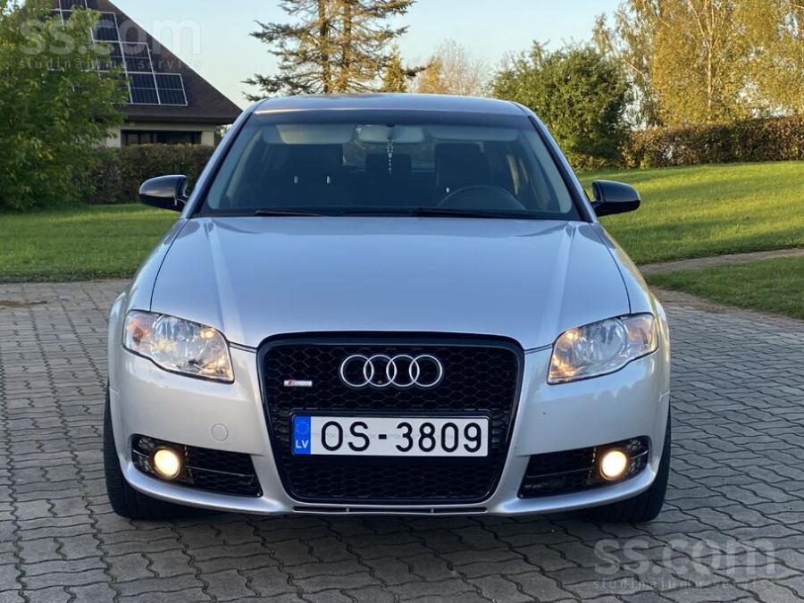 Grey Audi A4 2007 in Riga, with an engine capacity of 1.90 L and mileage of 296 thousand km for 2950 €, photo 3 on AUTOMOTO.COM.LV