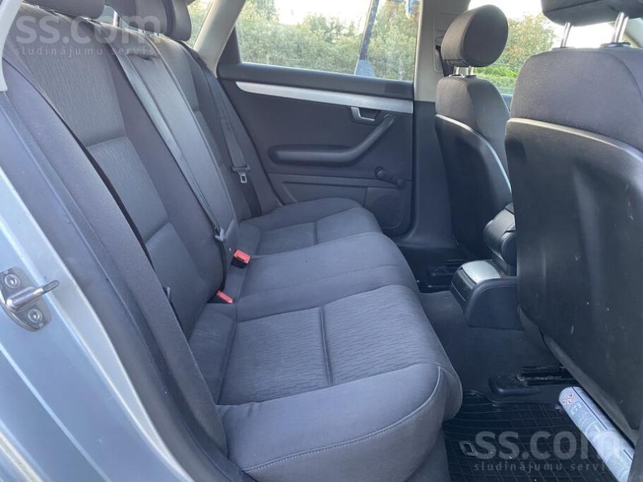 Grey Audi A4 2007 in Riga, with an engine capacity of 1.90 L and mileage of 296 thousand km for 2950 €, photo 19 on AUTOMOTO.COM.LV