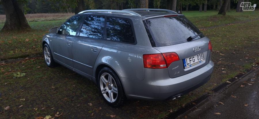Grey Audi A4 2007 in Silute, with an engine capacity of 2.00 L and mileage of 303 thousand km for 2450 €, photo 5 on AUTOMOTO.COM.LV