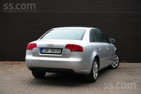 Grey Audi A4 2007 in Riga, with an engine capacity of 2.00 L and mileage of 272 thousand km for 3990 €, photo 4 on AUTOMOTO.COM.LV