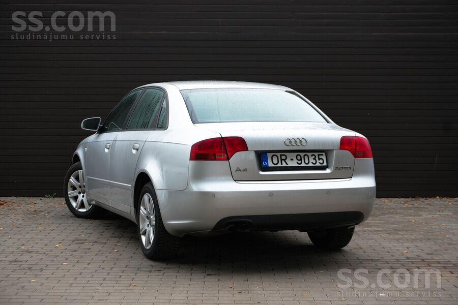 Grey Audi A4 2007 in Riga, with an engine capacity of 2.00 L and mileage of 272 thousand km for 3990 €, photo 5 on AUTOMOTO.COM.LV