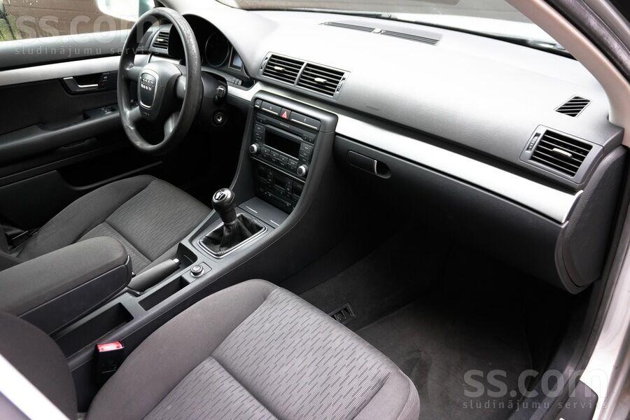 Grey Audi A4 2007 in Riga, with an engine capacity of 2.00 L and mileage of 272 thousand km for 3990 €, photo 6 on AUTOMOTO.COM.LV