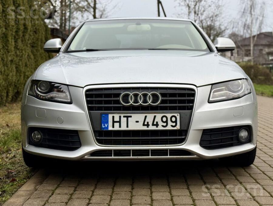 Grey Audi A4 2008 in Riga, with an engine capacity of 2.70 L and mileage of 361 thousand km for 4190 €, photo 2 on AUTOMOTO.COM.LV
