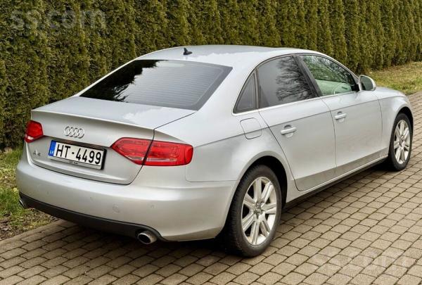 Grey Audi A4 2008 in Riga, with an engine capacity of 2.70 L and mileage of 361 thousand km for 4190 €, photo 5 on AUTOMOTO.COM.LV