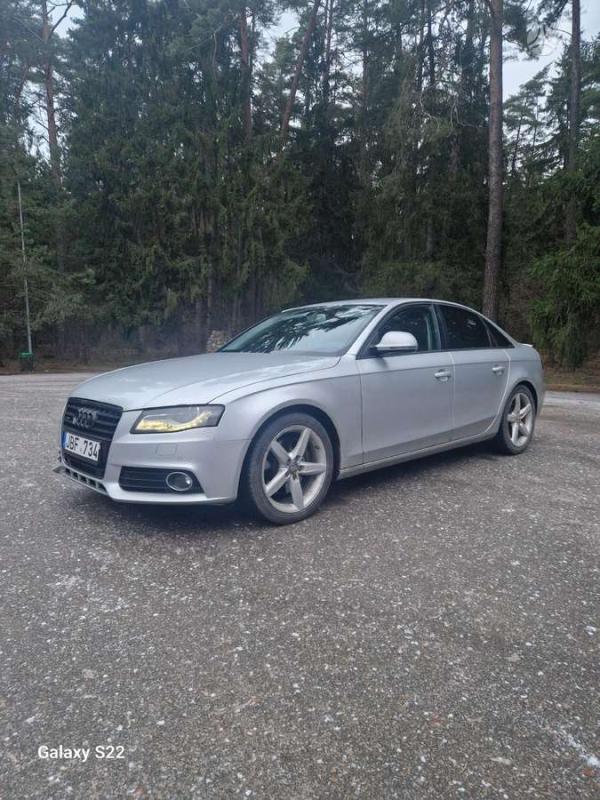 Pelēks Audi A4 2008 Kauņa, ar dzinēja tilpumu 2.97 L un nobraukumu 342 tūkst. km par 3700 €, foto 5 vietnē AUTOMOTO.COM.LV
