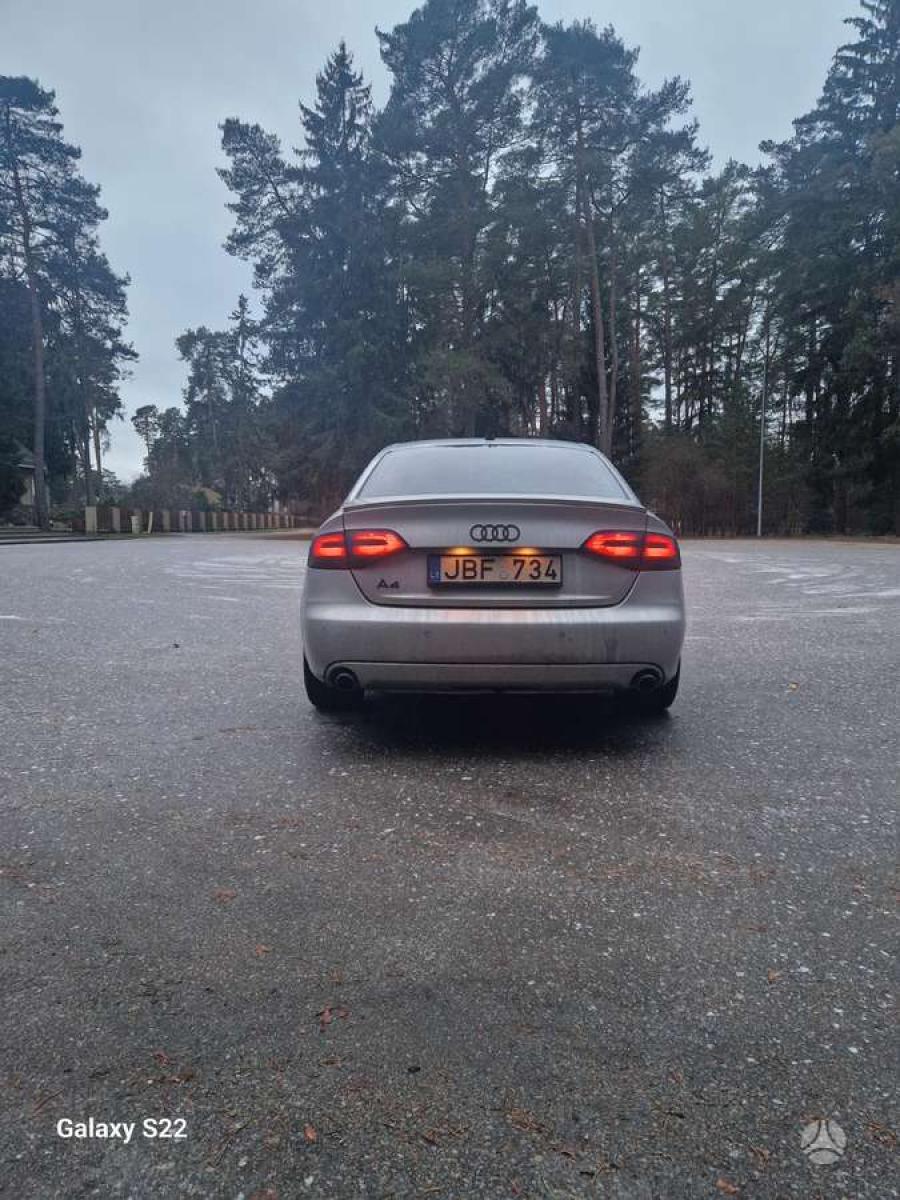 Pelēks Audi A4 2008 Kauņa, ar dzinēja tilpumu 2.97 L un nobraukumu 342 tūkst. km par 3700 €, foto 7 vietnē AUTOMOTO.COM.LV