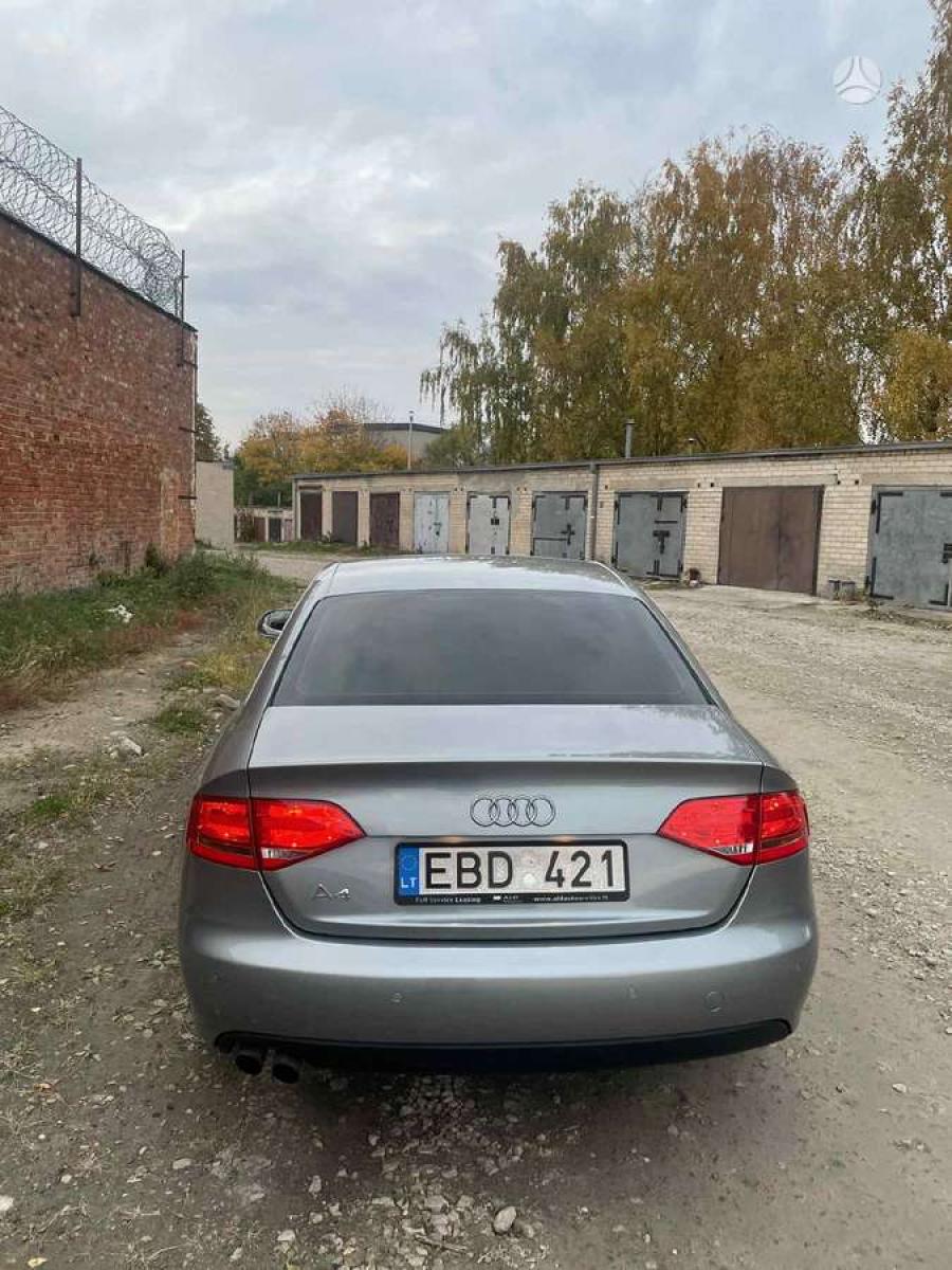 Grey Audi A4 2008 in Siauliai, with an engine capacity of 1.80 L and mileage of 215 thousand km for 5350 €, photo 6 on AUTOMOTO.COM.LV