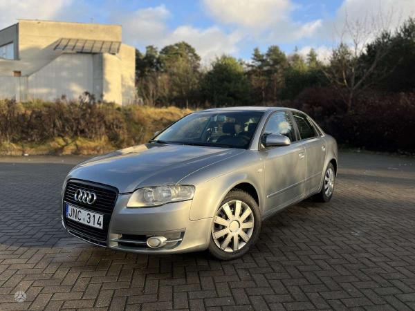 Grey Audi A4 2008 in Vilnius, with an engine capacity of 1.97 L and mileage of 425 thousand km for 2500 €, photo 1 on AUTOMOTO.COM.LV