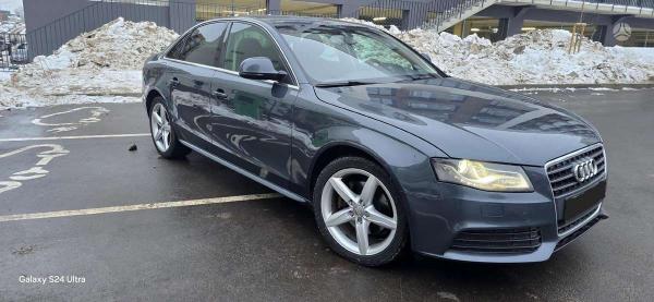 Grey Audi A4 2008 in Vilnius, with an engine capacity of 1.97 L and mileage of 322 thousand km for 4690 €, photo 2 on AUTOMOTO.COM.LV