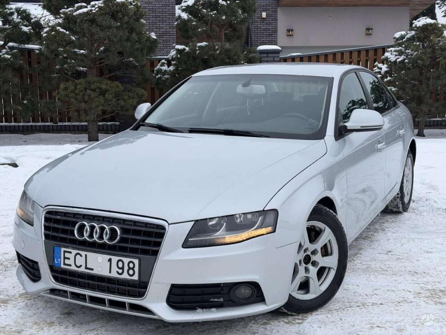 Grey Audi A4 2008 in Alytus, with an engine capacity of 1.97 L and mileage of 344 thousand km for 3750 €, photo 1 on AUTOMOTO.COM.LV