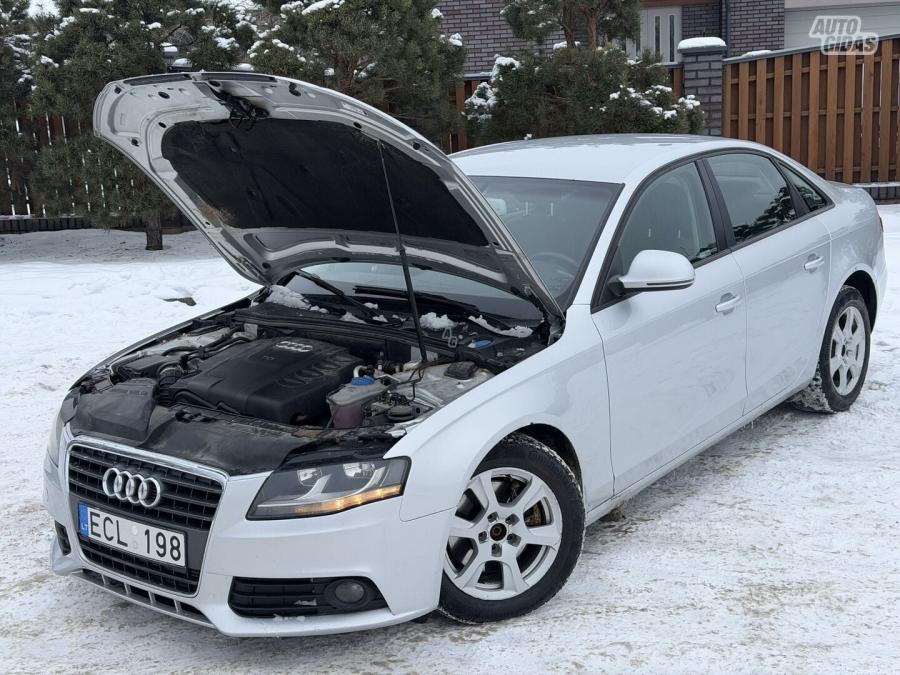 Pelēks Audi A4 2008 Alīta, ar dzinēja tilpumu 2.00 L un nobraukumu 344 tūkst. km par 3750 €, foto 5 vietnē AUTOMOTO.COM.LV
