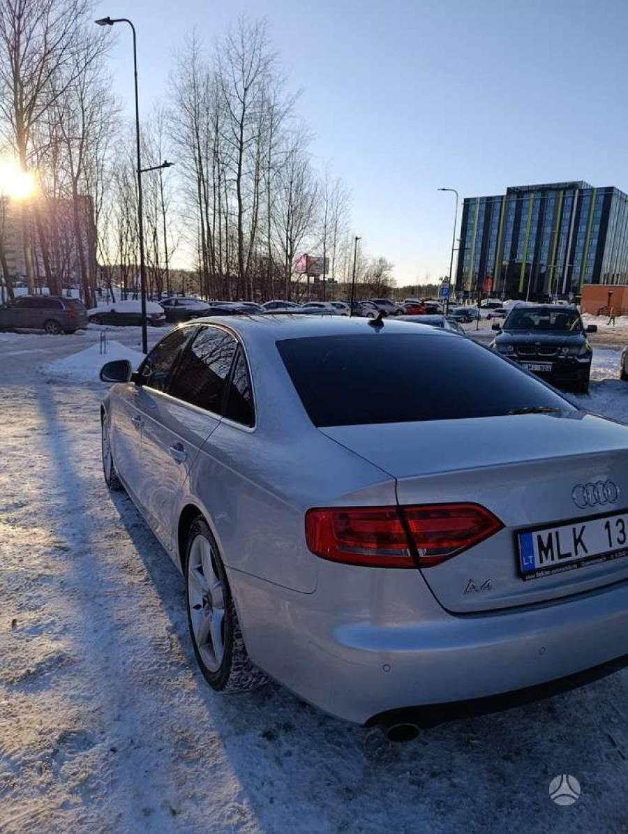 Grey Audi A4 2008 in Vilnius, with an engine capacity of 2.70 L and mileage of 329 thousand km for 4560 €, photo 14 on AUTOMOTO.COM.LV