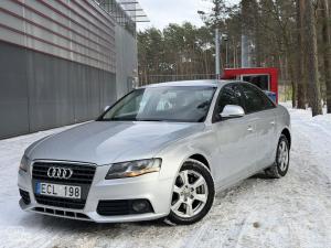 Pelēks Audi A4 2008 Alīta, ar dzinēja tilpumu 2.00 L un nobraukumu 344 tūkst. km par 4650 €, foto  vietnē AUTOMOTO.COM.LV