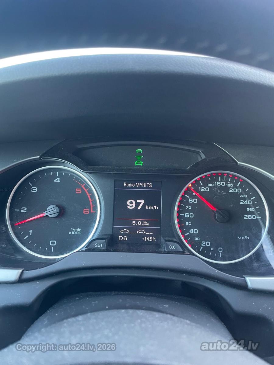 Grey Audi A4 2008 in Tallinn, with an engine capacity of 3.00 L and mileage of 312 thousand km for 6999 €, photo 9 on AUTOMOTO.COM.LV
