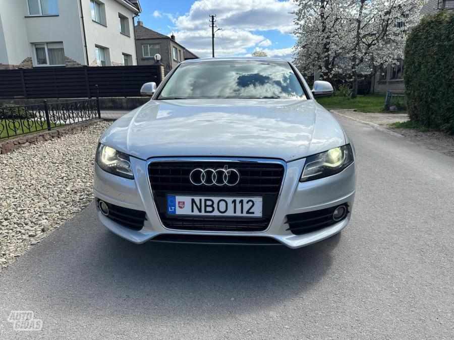 Pelēks Audi A4 2008 Plungė, ar dzinēja tilpumu 1.80 L un nobraukumu 220 tūkst. km par 5700 €, foto 3 vietnē AUTOMOTO.COM.LV