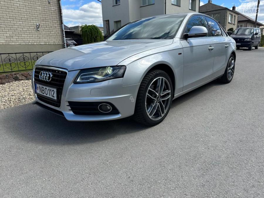 Pelēks Audi A4 2008 Plungė, ar dzinēja tilpumu 1.80 L un nobraukumu 220 tūkst. km par 5700 €, foto 4 vietnē AUTOMOTO.COM.LV