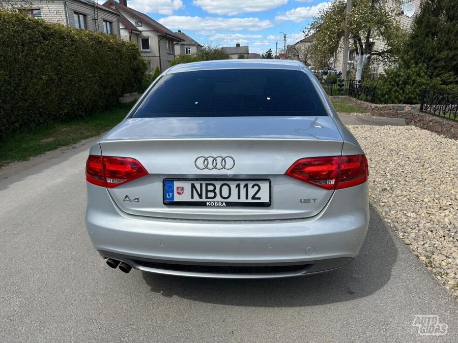 Pelēks Audi A4 2008 Plungė, ar dzinēja tilpumu 1.80 L un nobraukumu 220 tūkst. km par 5700 €, foto 7 vietnē AUTOMOTO.COM.LV