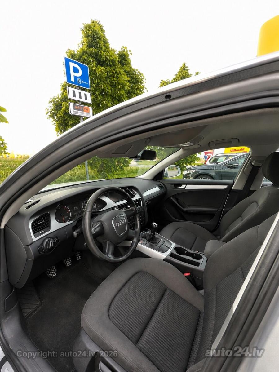 Pelēks Audi A4 2008 Tallina, ar dzinēja tilpumu 2.00 L un nobraukumu 291 tūkst. km par 4000 €, foto 9 vietnē AUTOMOTO.COM.LV