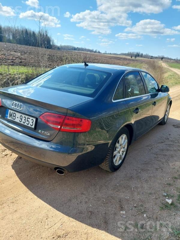 Grey Audi A4 2008 in Gulbene, with an engine capacity of 2.70 L and mileage of 311 thousand km for 4999 €, photo 2 on AUTOMOTO.COM.LV