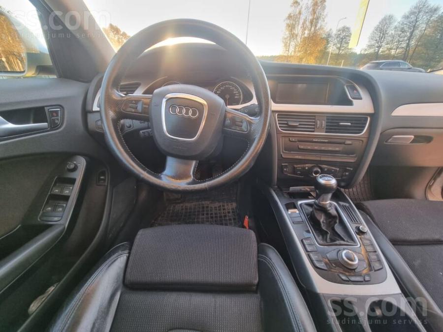 Pelēks Audi A4 2008 Limbaži, ar dzinēja tilpumu 2.00 L un nobraukumu 446 tūkst. km par 3200 €, foto 8 vietnē AUTOMOTO.COM.LV