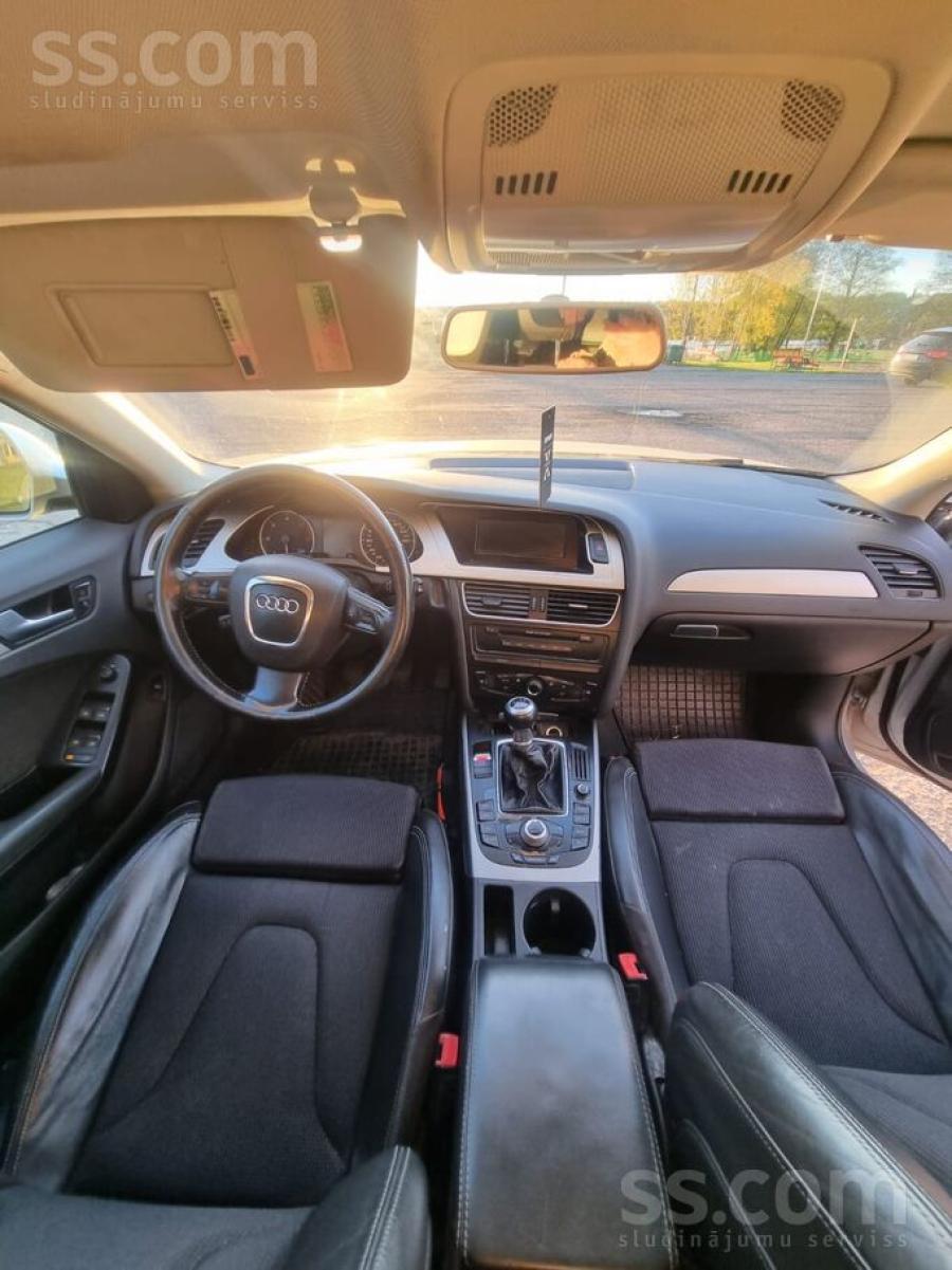 Pelēks Audi A4 2008 Limbaži, ar dzinēja tilpumu 2.00 L un nobraukumu 446 tūkst. km par 3200 €, foto 9 vietnē AUTOMOTO.COM.LV
