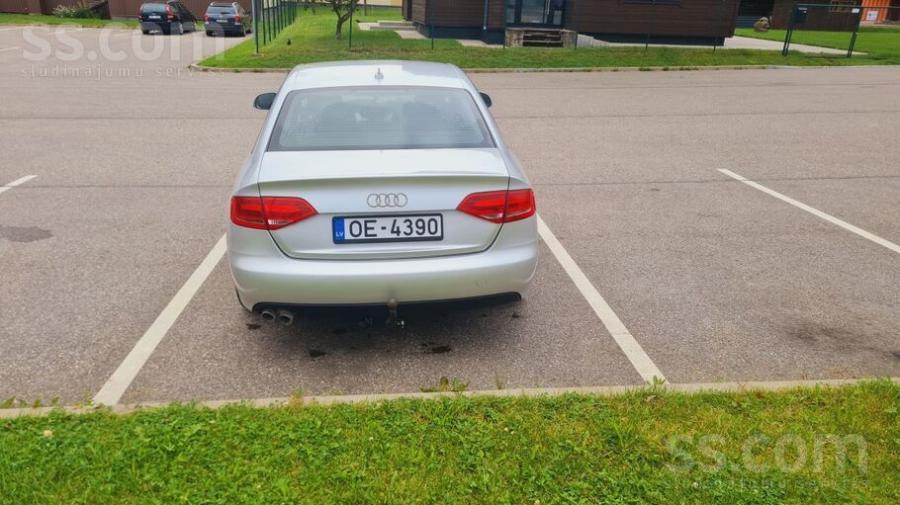 Grey Audi A4 2008 in Riga, with an engine capacity of 2.00 L and mileage of 445 thousand km for 3700 €, photo 7 on AUTOMOTO.COM.LV