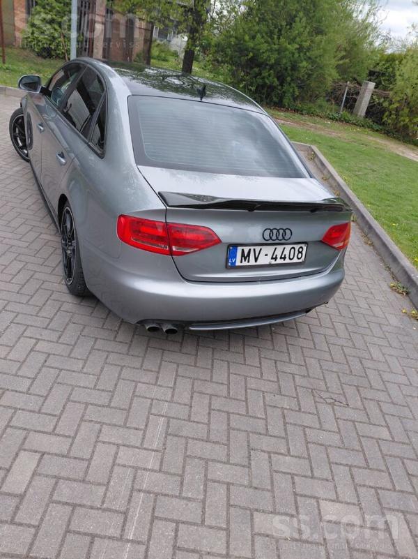 Grey Audi A4 2008 in Jelgava, with an engine capacity of 2.00 L and mileage of 341 thousand km for 6000 €, photo 2 on AUTOMOTO.COM.LV