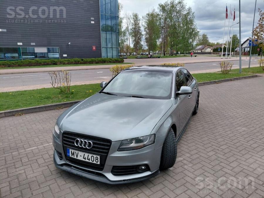 Grey Audi A4 2008 in Jelgava, with an engine capacity of 2.00 L and mileage of 341 thousand km for 6000 €, photo 5 on AUTOMOTO.COM.LV