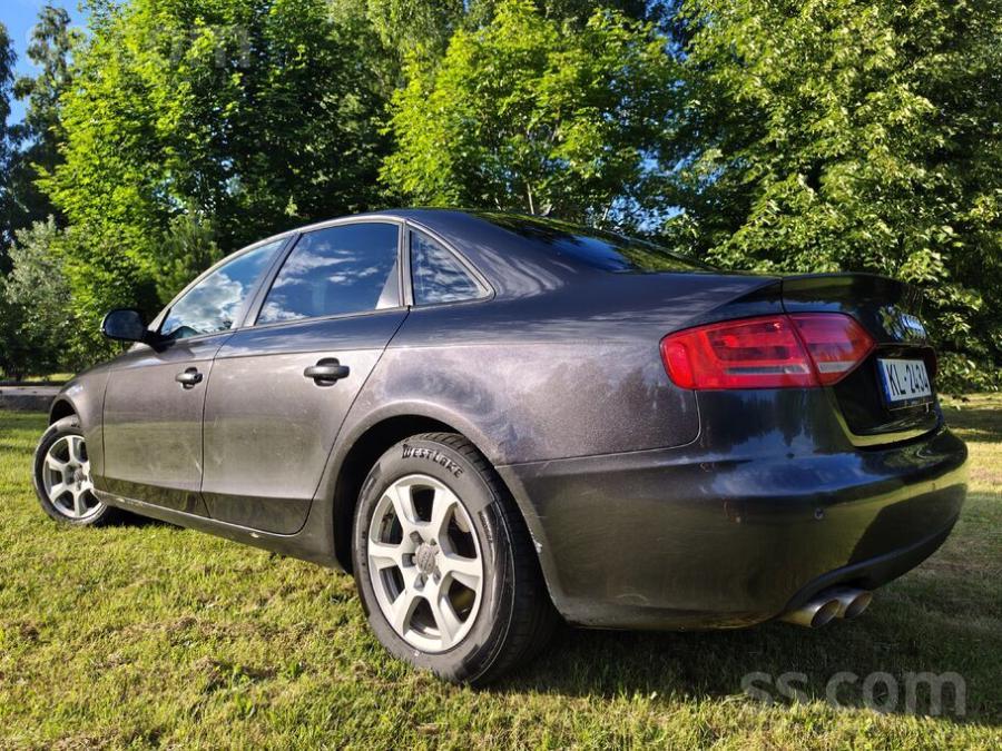 Pelēks Audi A4 2008 Jelgava, ar dzinēja tilpumu 2.00 L un nobraukumu 455 tūkst. km par 3500 €, foto 3 vietnē AUTOMOTO.COM.LV