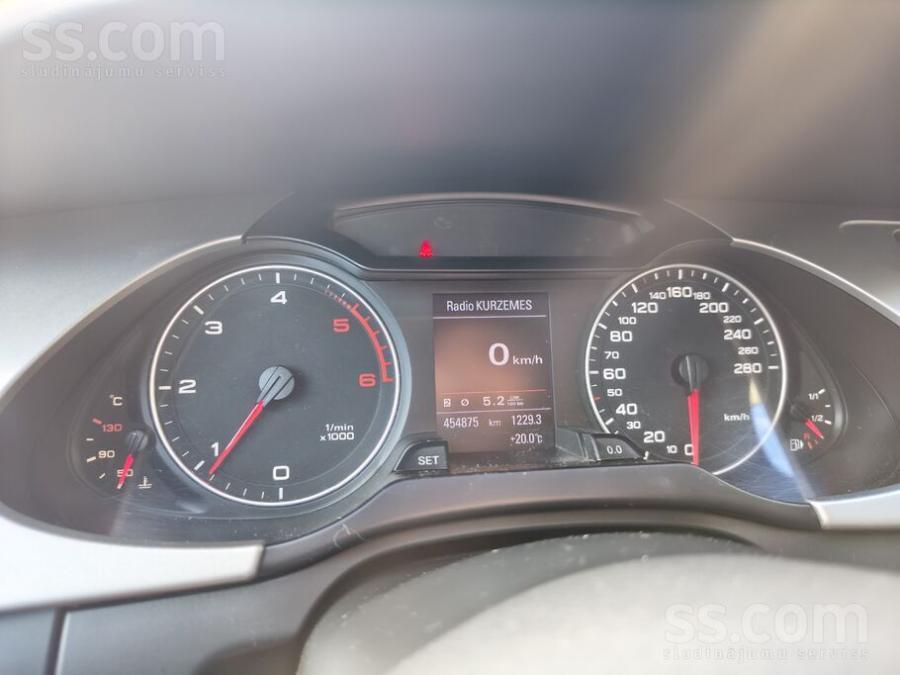 Pelēks Audi A4 2008 Jelgava, ar dzinēja tilpumu 2.00 L un nobraukumu 455 tūkst. km par 3500 €, foto 8 vietnē AUTOMOTO.COM.LV