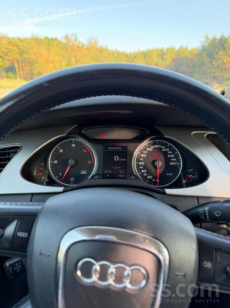 Pelēks Audi A4 2008 Liepāja, ar dzinēja tilpumu 2.70 L un nobraukumu 223 tūkst. km par 4900 €, foto 7 vietnē AUTOMOTO.COM.LV