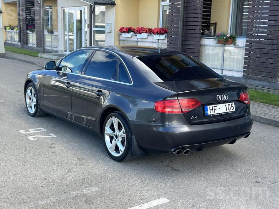 Pelēks Audi A4 2008 Rīga, ar dzinēja tilpumu 1.80 L un nobraukumu 190 tūkst. km par 4100 €, foto 9 vietnē AUTOMOTO.COM.LV