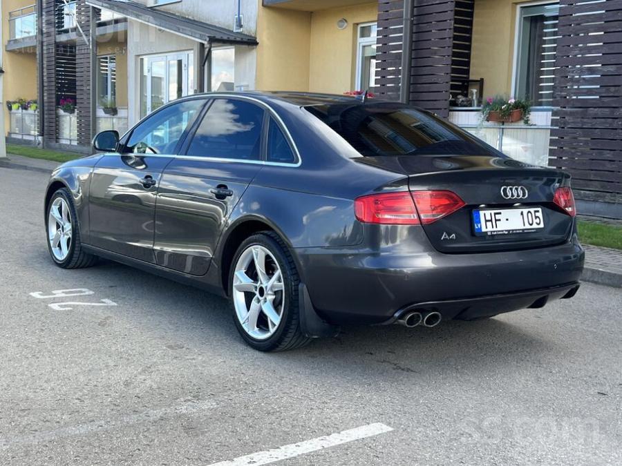 Pelēks Audi A4 2008 Rīga, ar dzinēja tilpumu 1.80 L un nobraukumu 190 tūkst. km par 4100 €, foto 10 vietnē AUTOMOTO.COM.LV