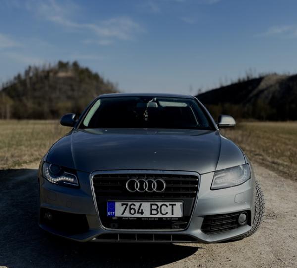 Pelēks Audi A4 2008 Kohtla-Jerve, ar dzinēja tilpumu 1.80 L un nobraukumu 320 tūkst. km par 3200 €, foto 1 vietnē AUTOMOTO.COM.LV