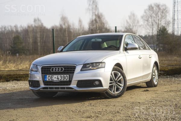 Pelēks Audi A4 2008 Rīga, ar dzinēja tilpumu 2.00 L un nobraukumu 448 tūkst. km par 5490 €, foto 1 vietnē AUTOMOTO.COM.LV