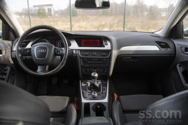 Pelēks Audi A4 2008 Rīga, ar dzinēja tilpumu 2.00 L un nobraukumu 448 tūkst. km par 5490 €, foto 10 vietnē AUTOMOTO.COM.LV