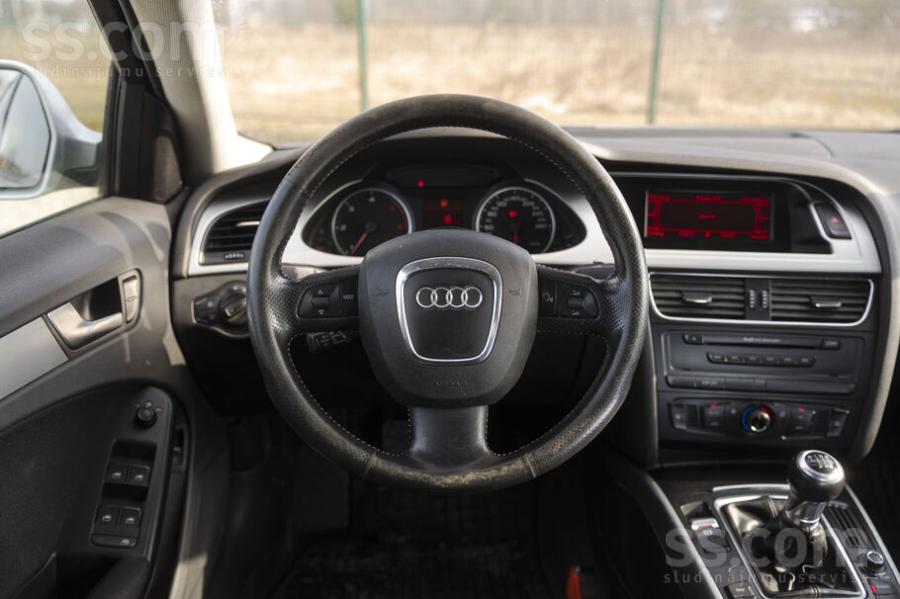 Grey Audi A4 2008 in Riga, with an engine capacity of 2.00 L and mileage of 448 thousand km for 5490 €, photo 16 on AUTOMOTO.COM.LV