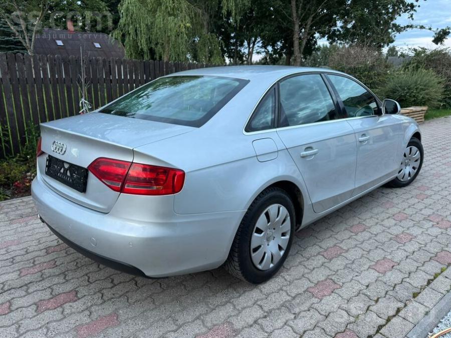 Grey Audi A4 2008 in Ogre, with an engine capacity of 1.80 L and mileage of 219 thousand km for 3770 €, photo 10 on AUTOMOTO.COM.LV