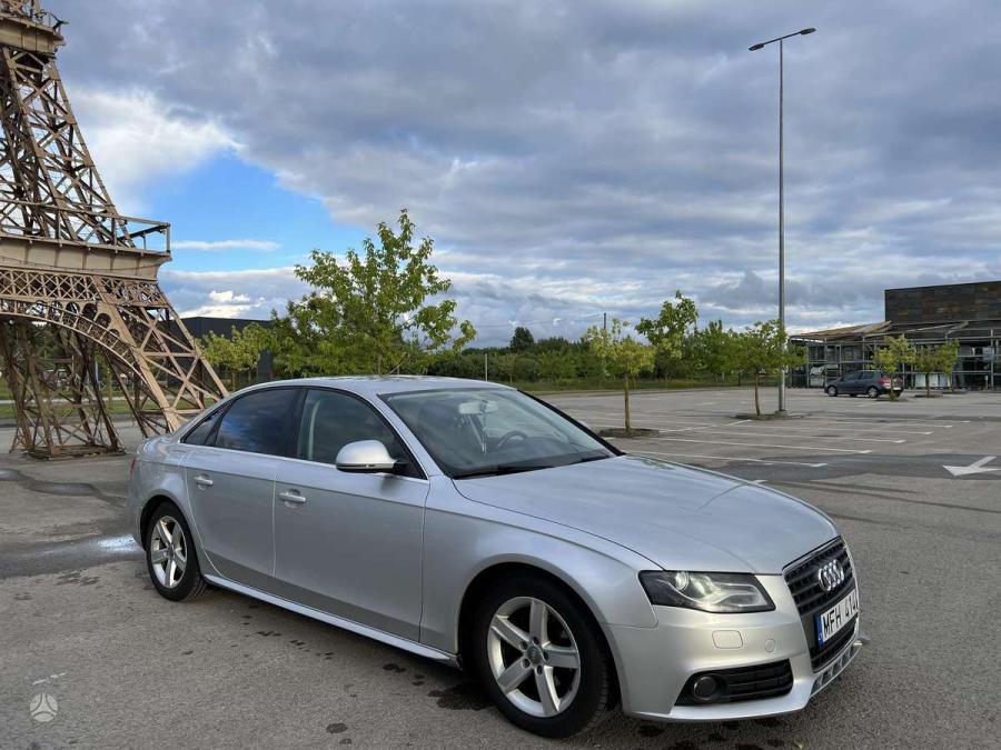 Pelēks Audi A4 2008 Mažeikiai, ar dzinēja tilpumu 1.97 L un nobraukumu 274 tūkst. km par 4700 €, foto 4 vietnē AUTOMOTO.COM.LV