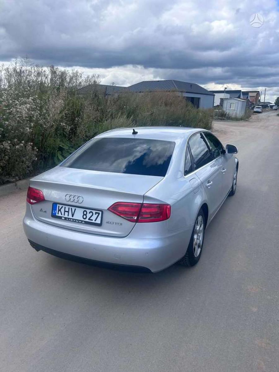 Grey Audi A4 2008 in Kaunas, with an engine capacity of 1.97 L and mileage of 322 thousand km for 4300 €, photo 5 on AUTOMOTO.COM.LV