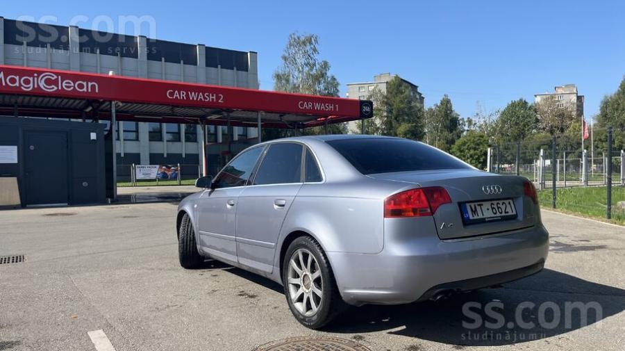 Pelēks Audi A4 2008 Daugavpils, ar dzinēja tilpumu 2.00 L un nobraukumu 477 tūkst. km par 2400 €, foto 5 vietnē AUTOMOTO.COM.LV