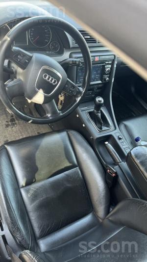 Pelēks Audi A4 2008 Daugavpils, ar dzinēja tilpumu 2.00 L un nobraukumu 477 tūkst. km par 2400 €, foto 6 vietnē AUTOMOTO.COM.LV